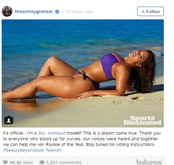 Model Ashley Graham to appear in Sports Illustrated’s swimsuit edition – Lingeriepedia